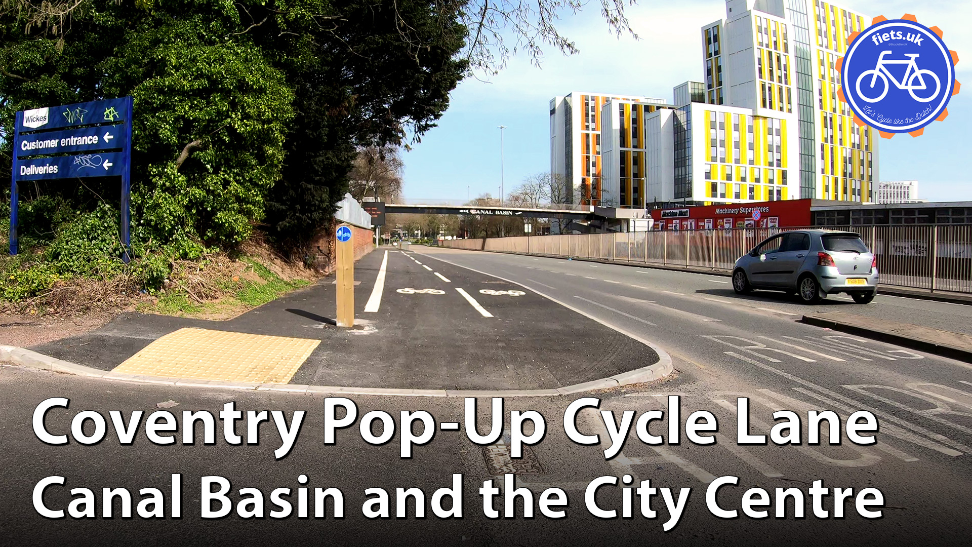 Coventry’s Pop-up Cycle Lane – Fiets! Let’s Cycle like the Dutch!